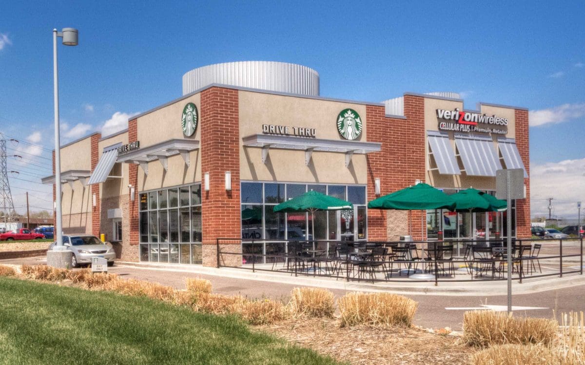 From Parking Lot to Full-Featured Multi-tenant Retail - Starbucks at ...